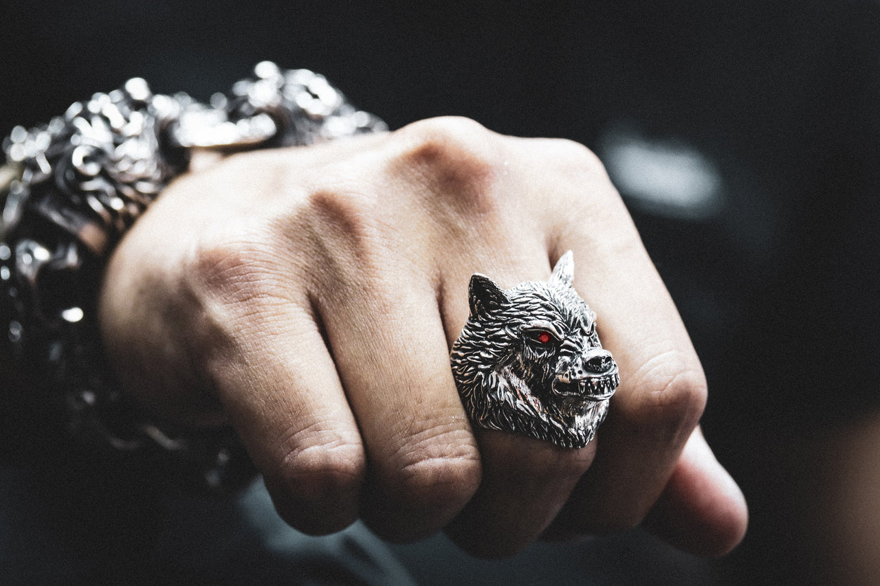 Alpha Wolf Ring